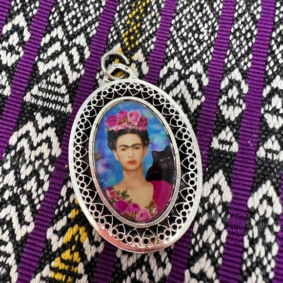Jewelry | Frida Kahlo Dualsided Large Charm | Poshmark